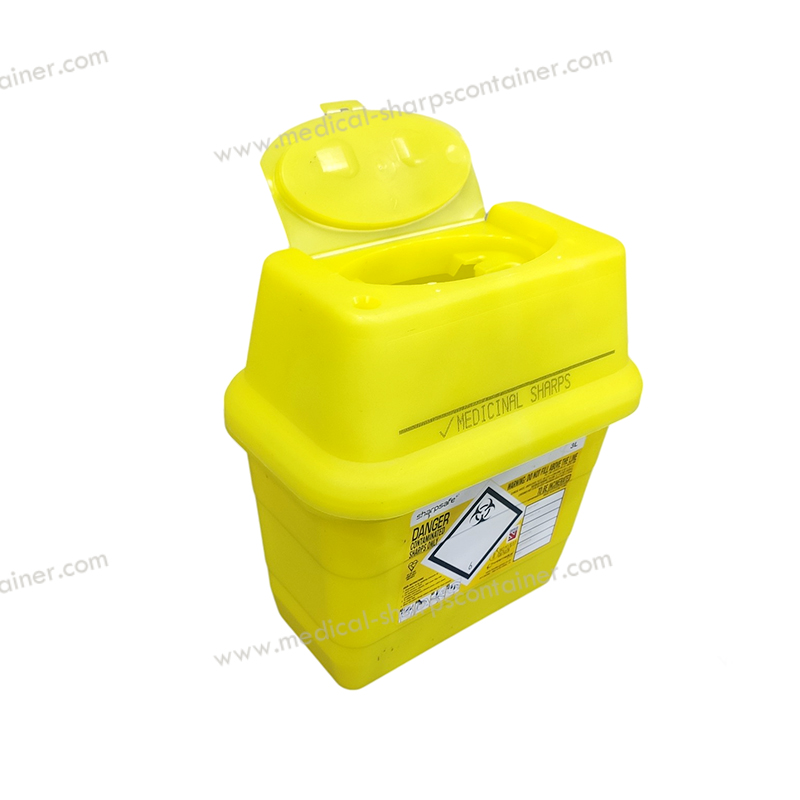 3L medical sharps container