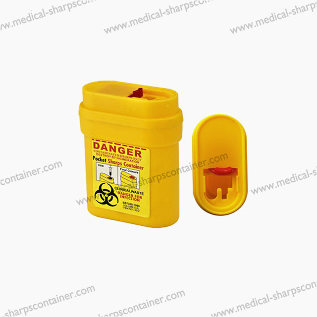 0.2L pocket sharps disposal container