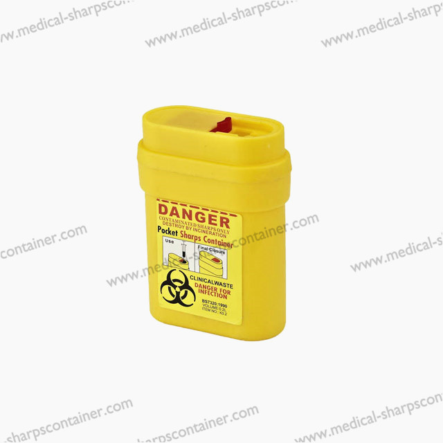 0.2L pocket sharps disposal container