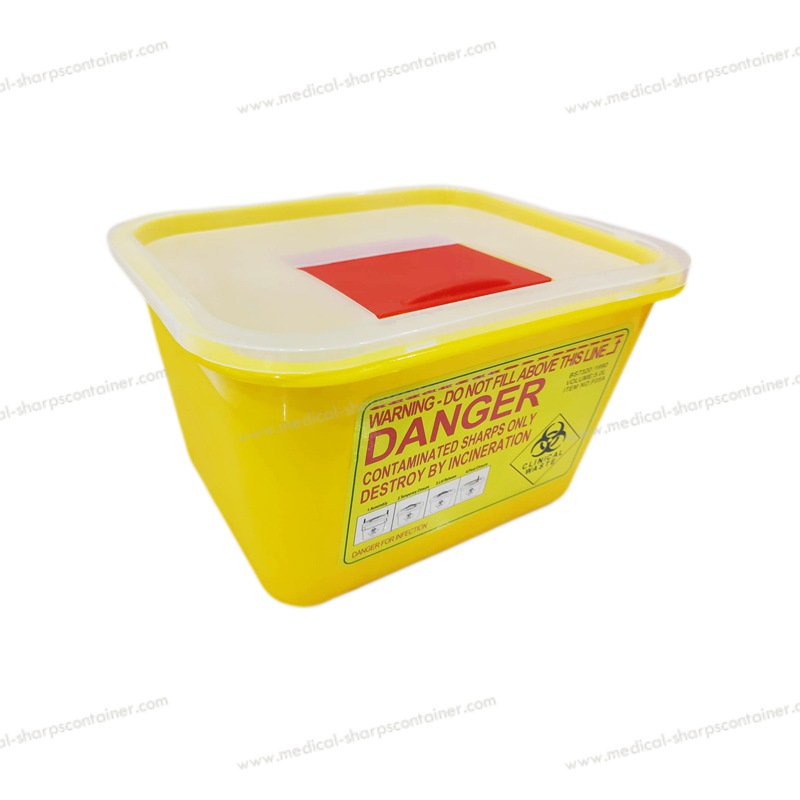 5L medical sharps container