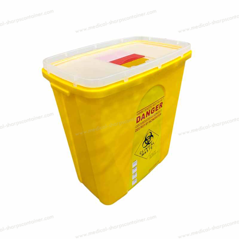 6 gallon 23L Sharps container disposable yellow sharp container