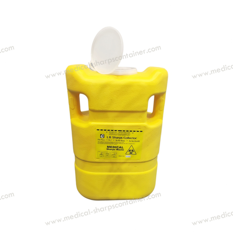 7.8L medical sharps container