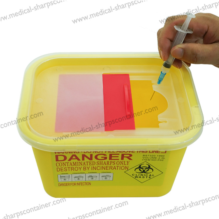 2L sharps container