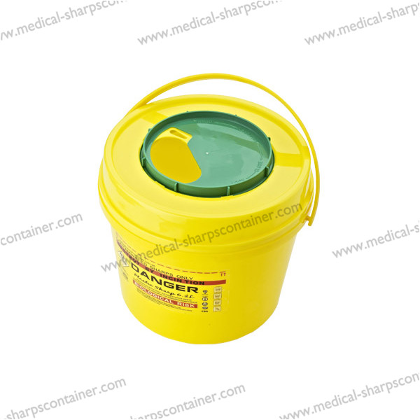 6L round medical sharps box