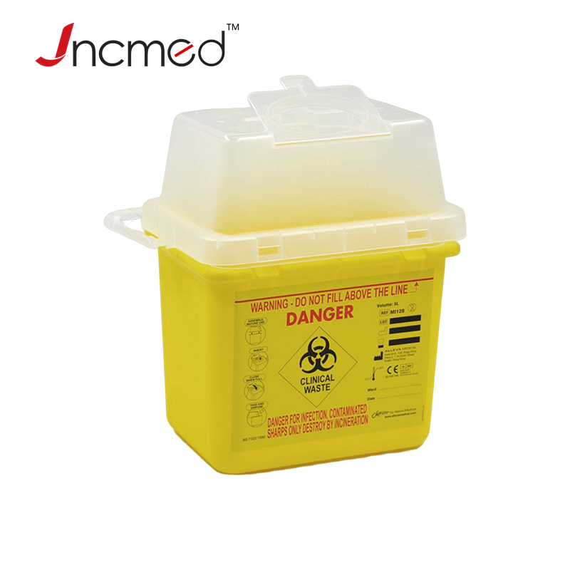 5L sharp container medical biohazard containers medical wastes bin