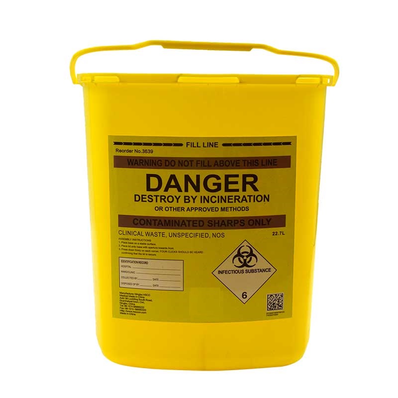 disposable sharps containers